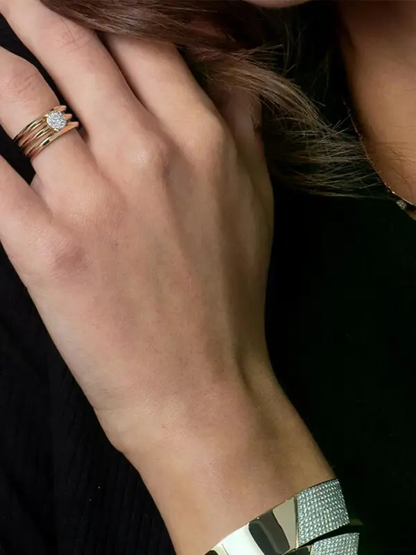 Phillips House Infinity Diamond Triple-layer Ring