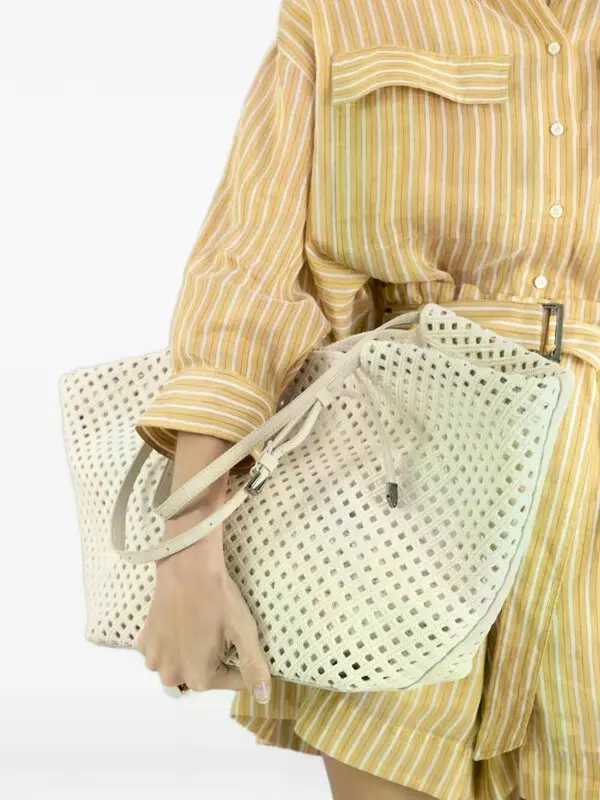 Brunello Cucinelli Embroidered-panier Tote Bag