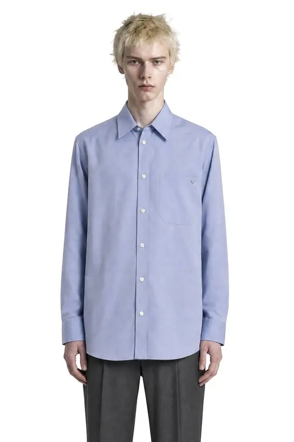 Valentino Garavani Vgold Oxford Cotton Shirt