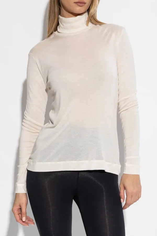 Hanro Silk Cashmere Turtleneck Top