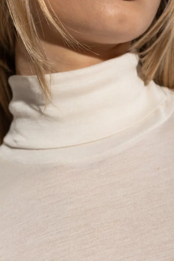 Hanro Silk Cashmere Turtleneck Top