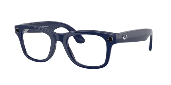 Ray-ban Meta Wayfarer - Clear,sapphire