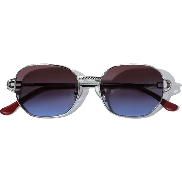 COSSINO Ammiras 52mm Sunglasses - Violet/silver