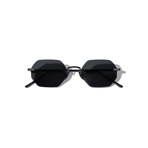 COSSINO Vonne 51mm Rimless Octagon Sunglasses - Black