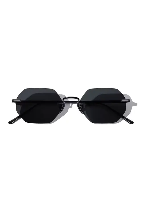 COSSINO Vonne 51mm Rimless Sunglasses - Black