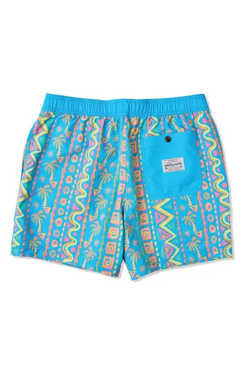 PARTY PANTS 5-inch Inseam Swim Trunks