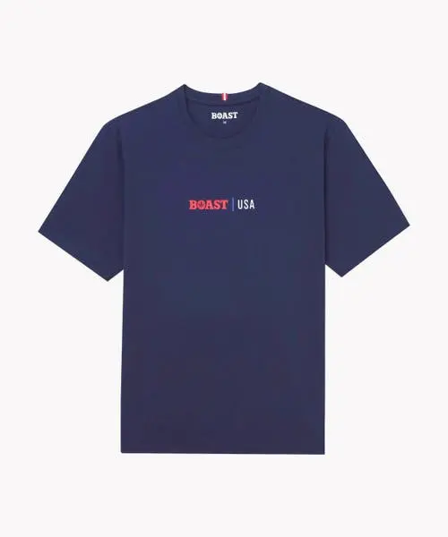 Boast Usa Tee - Navy