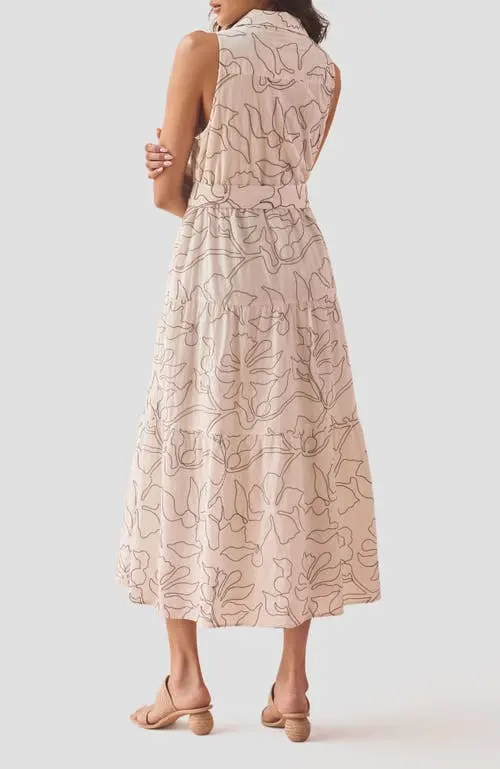 Omika Emeline Cotton Maxi Dress With Detachable Sash