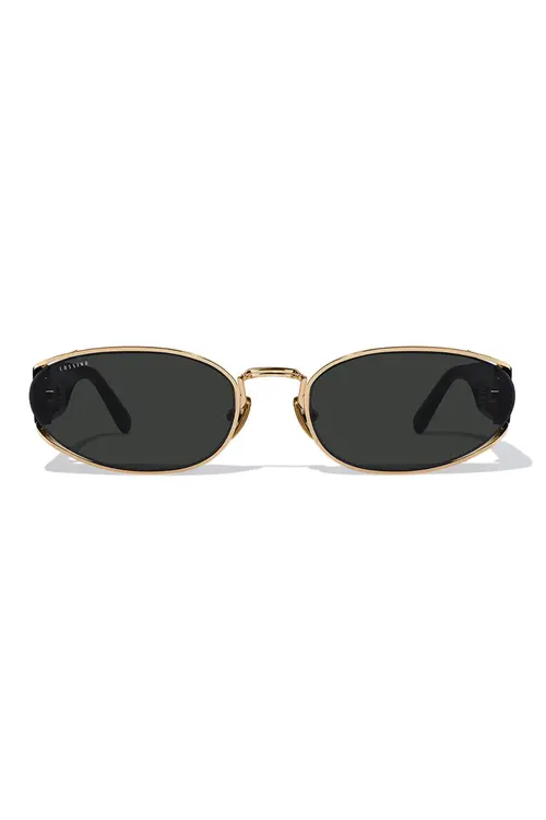 COSSINO Bisou Oval Cat Eye Sunglasses - Black
