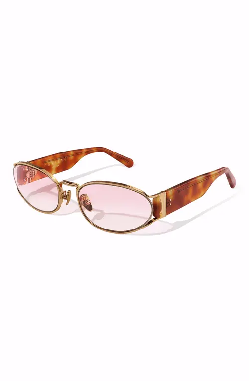 COSSINO Bisou Oval Cat Eye Sunglasses - Pink Tortoiseshell
