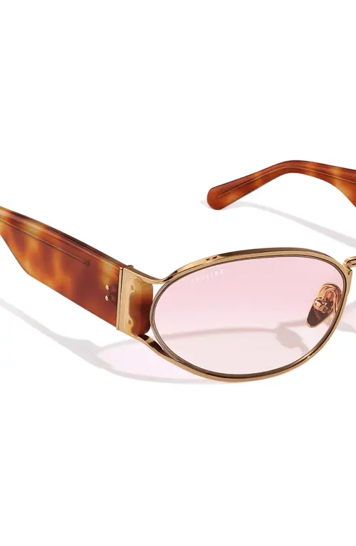 COSSINO Bisou Oval Cat Eye Sunglasses - Pink Tortoiseshell