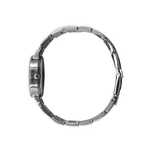 PEUGEOT Sun Moon Oval Link Bracelet Watch - Silver