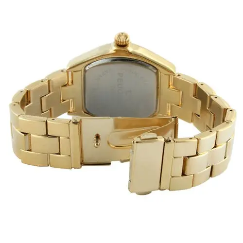 PEUGEOT Roman Numeral Barrel Bracelet Watch 36x33mm - Gold