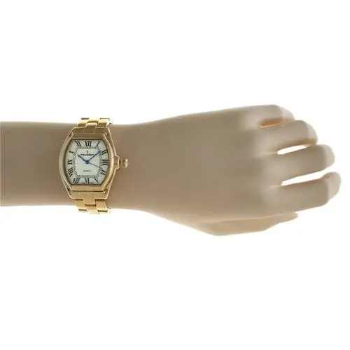 PEUGEOT Roman Numeral Barrel Bracelet Watch 36x33mm - Gold