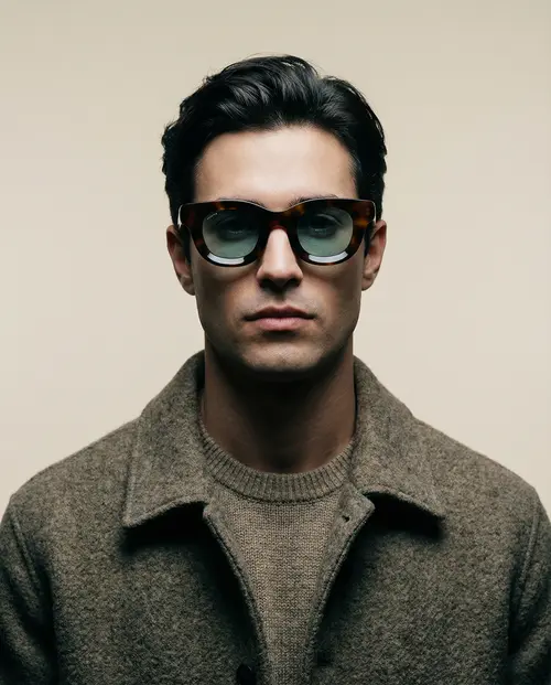 COSSINO Alondo 45mm Wayfarer Sunglasses - Tortoiseshell