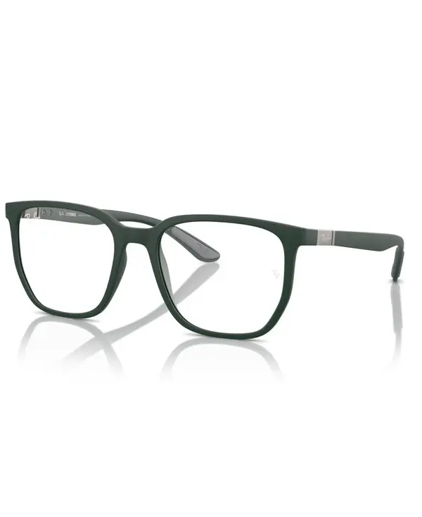 Ray-ban Rectangular Full Rim Eyeglasses - Sand Green