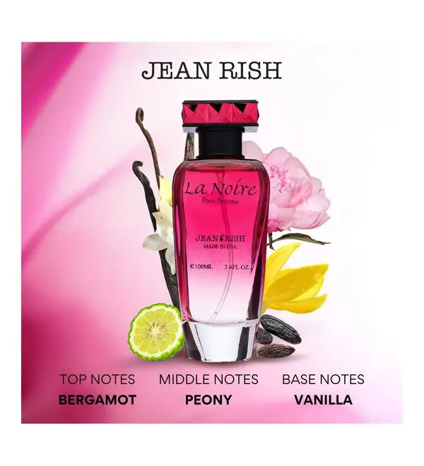JEAN RISH La Noire Peony & Vanilla Allure Eau De Perfume