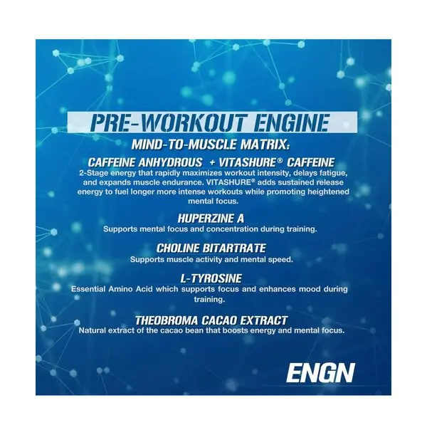 EVL Intense Pre Workout With Creatine Engn Energizing Pre Workout For With Beta Alanine Caffeine And L Theanine