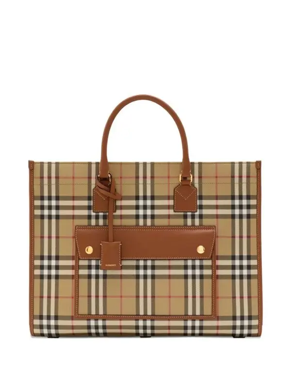 Burberry Ll Md Freya Tote Handbag