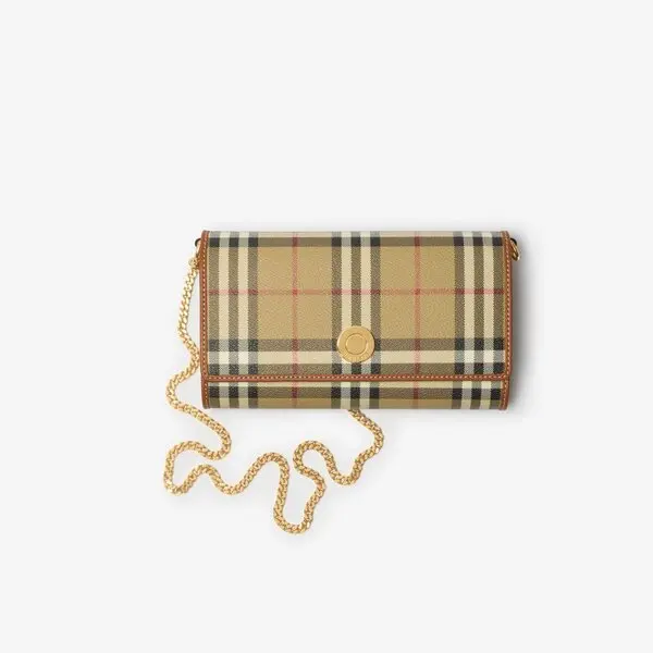 Burberry Hannah Leather Crossbody Pouch