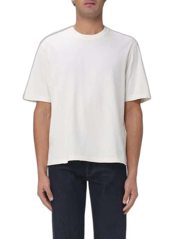 GOLDEN GOOSE Relaxed Fit Cotton Logo T-shirt - Washedblac