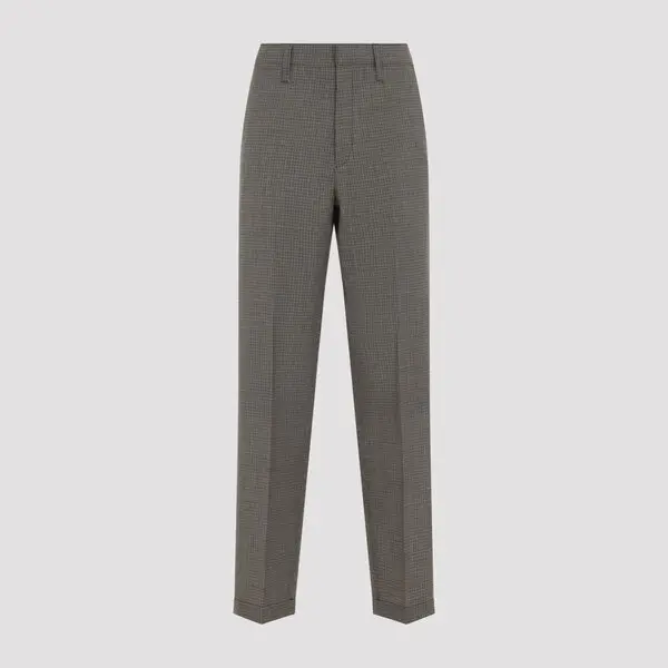 Prada Virgin Wool Regular Straight-leg Pants