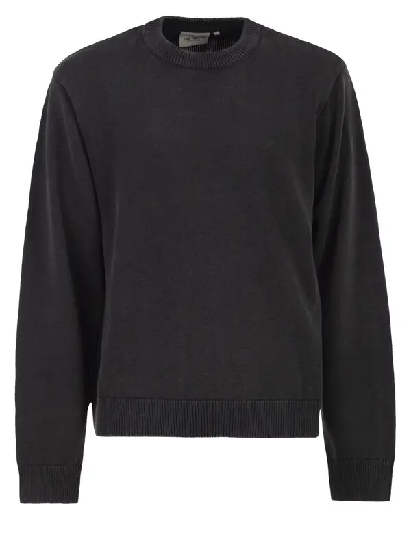 Carhartt Work In Progress 100% Cotton Crewneck Pullover - Black