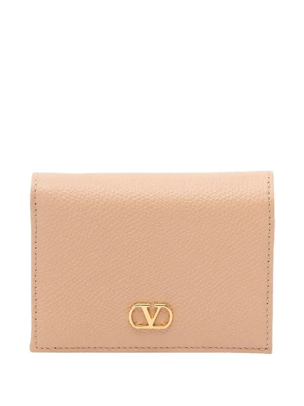 Valentino Garavani Flap French Wallet Vlogo Signature - Rosesand