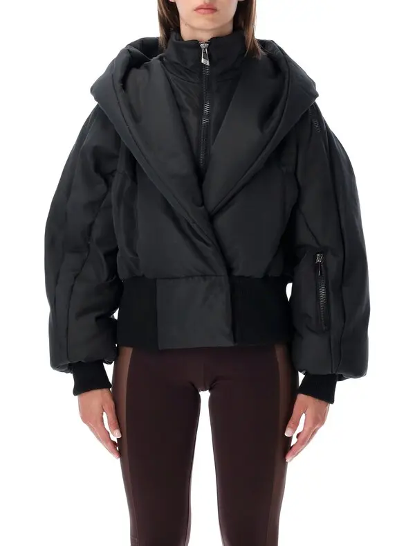 Attico Style Cotton-blend Recycled Polyamide Coat