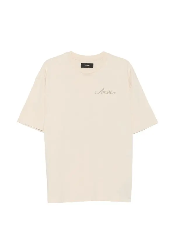 Amiri Logo-embroidered T-shirt