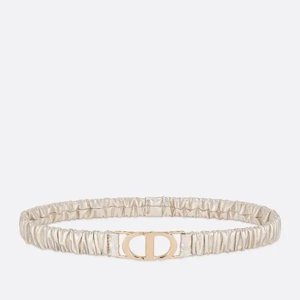 Dior 30 Montaigne Belt - Light Gold