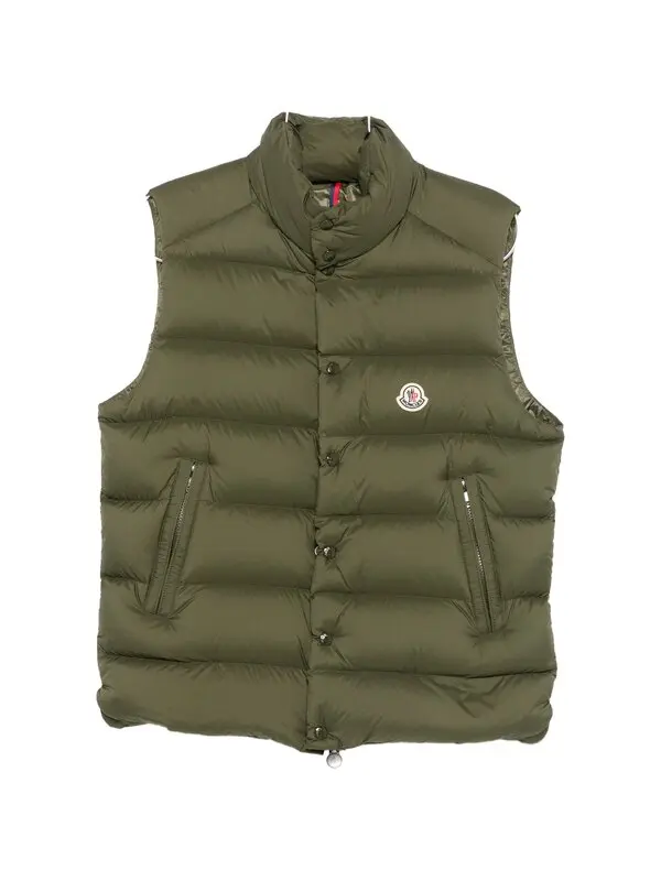 Moncler Polyamide Quilted Vest - Olive
