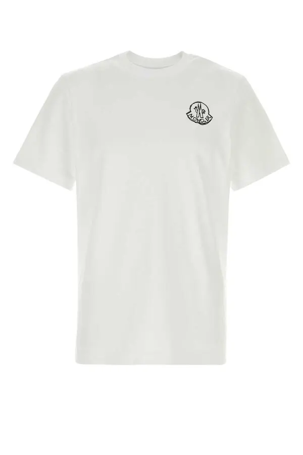Moncler Cotton Short Sleeve T-shirt - White