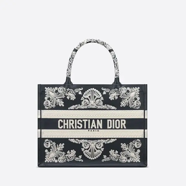 Dior Book Tote Handbag S - Bleu/multi