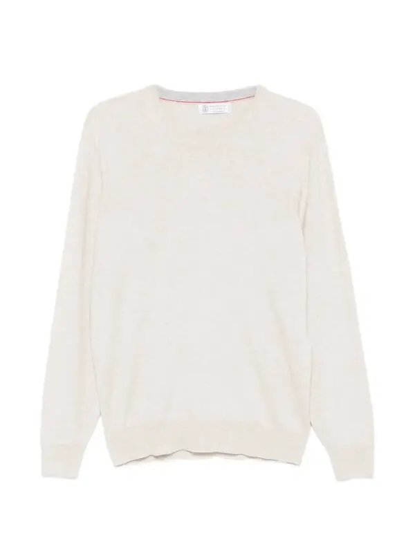 Brunello Cucinelli Long Sleeve Crewneck Sweater - Nebiarocia