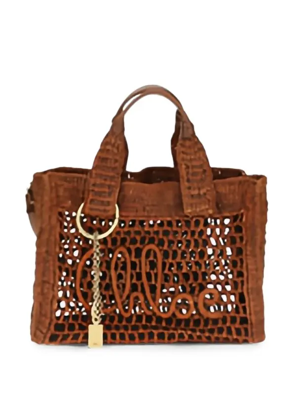 Chloé Summer Banana Tote - Claybrown