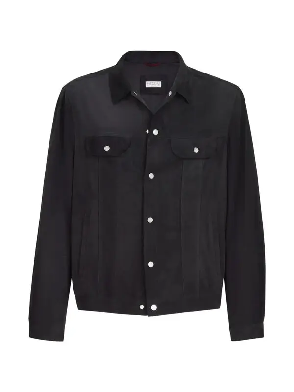 Brunello Cucinelli Four-pocket Suede Jacket