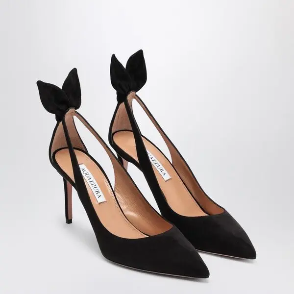 AQUAZZURA Bow Tie Pump 85