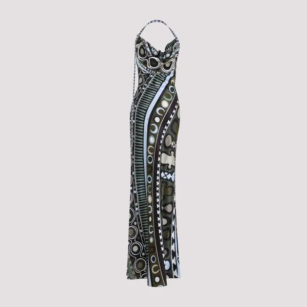 Emilio Pucci Elegant Long Dress For - Multicolour