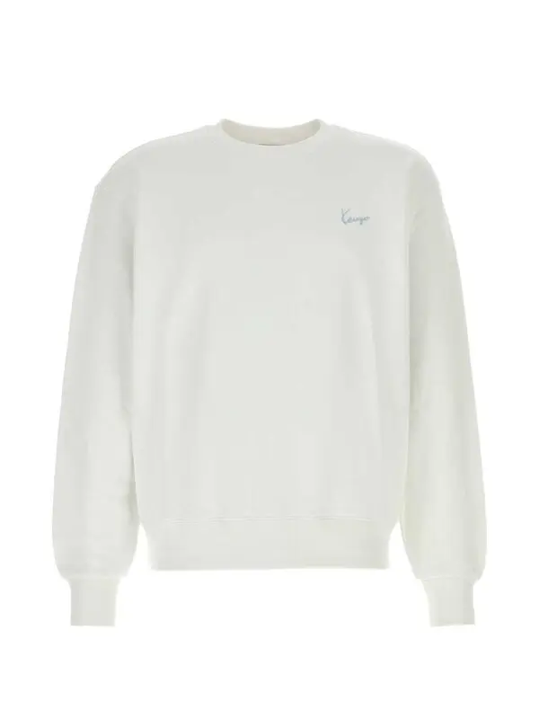 Kenzo Embroidered Crewneck Sweatshirt - Offwhite