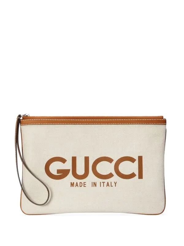 Gucci Gg Supreme Canvas Pouch