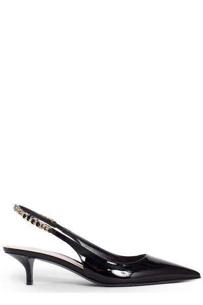 Gucci Signature Slingback 45mm Pumps - Nero