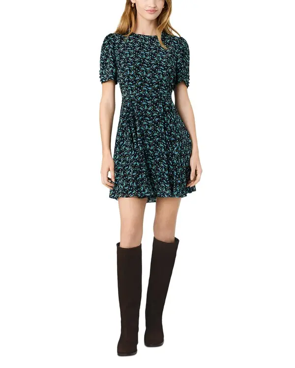French Connection Marina Silky Chiffon Mini Dress