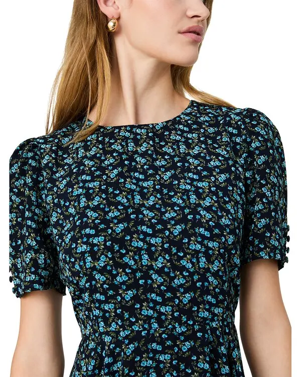 French Connection Marina Silky Chiffon Mini Dress