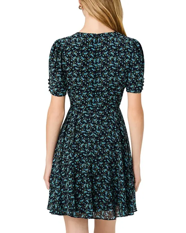 French Connection Marina Silky Chiffon Mini Dress