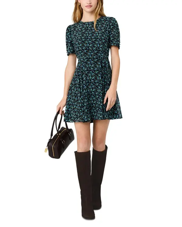 French Connection Marina Silky Chiffon Mini Dress