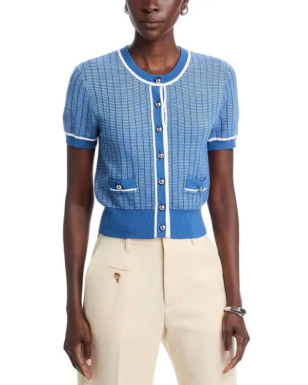 TOCCIN Patra Cropped Cardigan