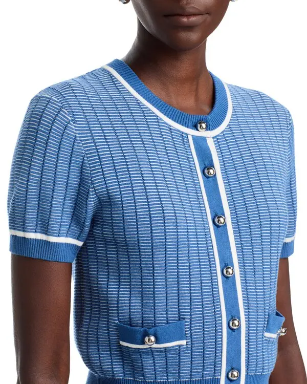 TOCCIN Patra Cropped Cardigan