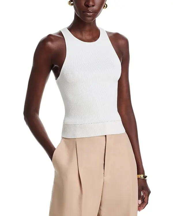 TOCCIN Avery Racer Tank Top - Optic
