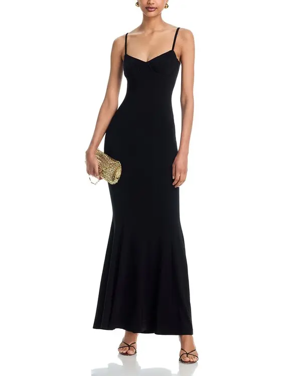 Norma Kamali Underwire Fishtail Gown